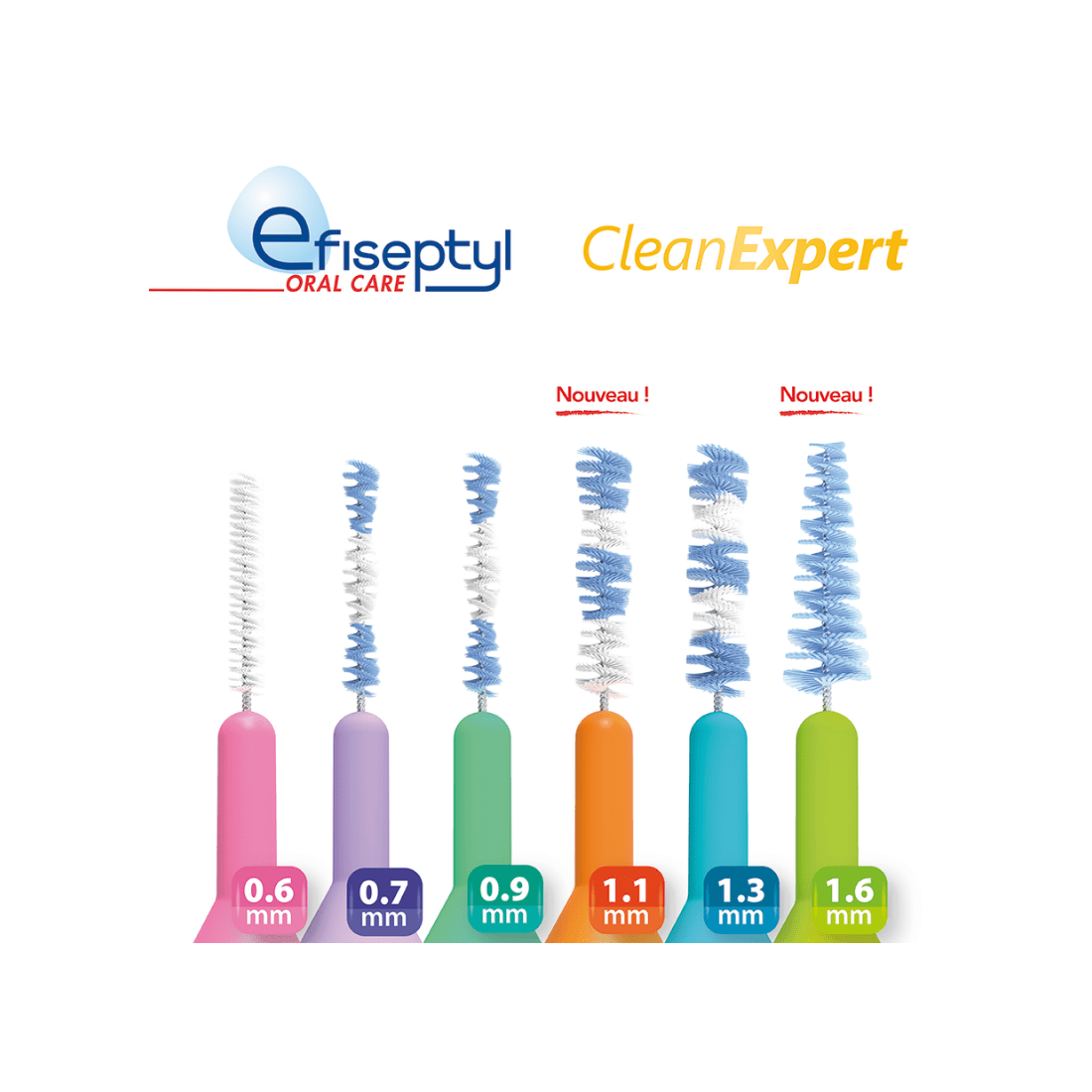 Brossette interdentaire Clean Expert, pour l'hygiène bucco-dentaire